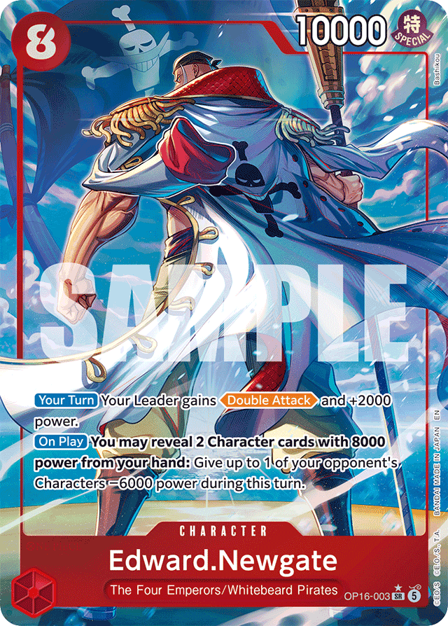 Edward.Newgate OP16-003 Card Text & Effect | One Piece TCG - OnePieceDB